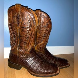 Ariat | Shoes | Ariat Ats Pro Authentic Alligator Skin Size 1 | Poshmark